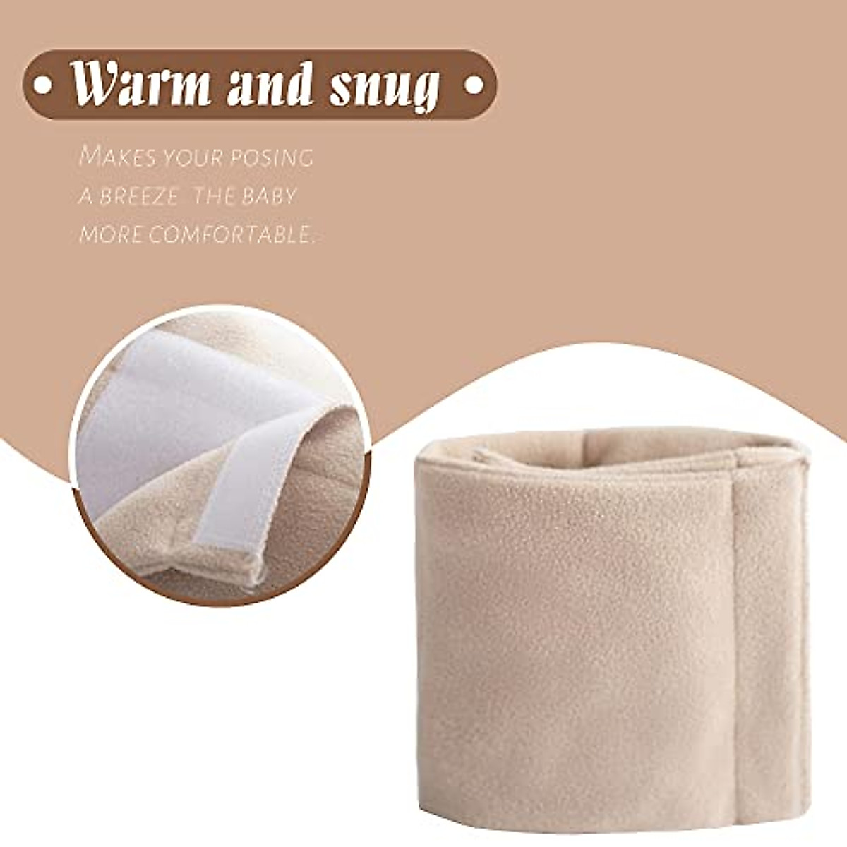 Newborn Photography Props Posing Wraps Assistant Professional Posture Wrap for Studio Photo Props Accessories Beige