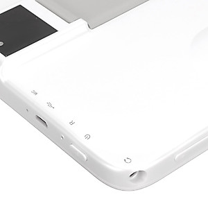 Tablet, 4G 128G 100‑240V 7in Kids Tablet IPS HD Screen for Gaming (White)