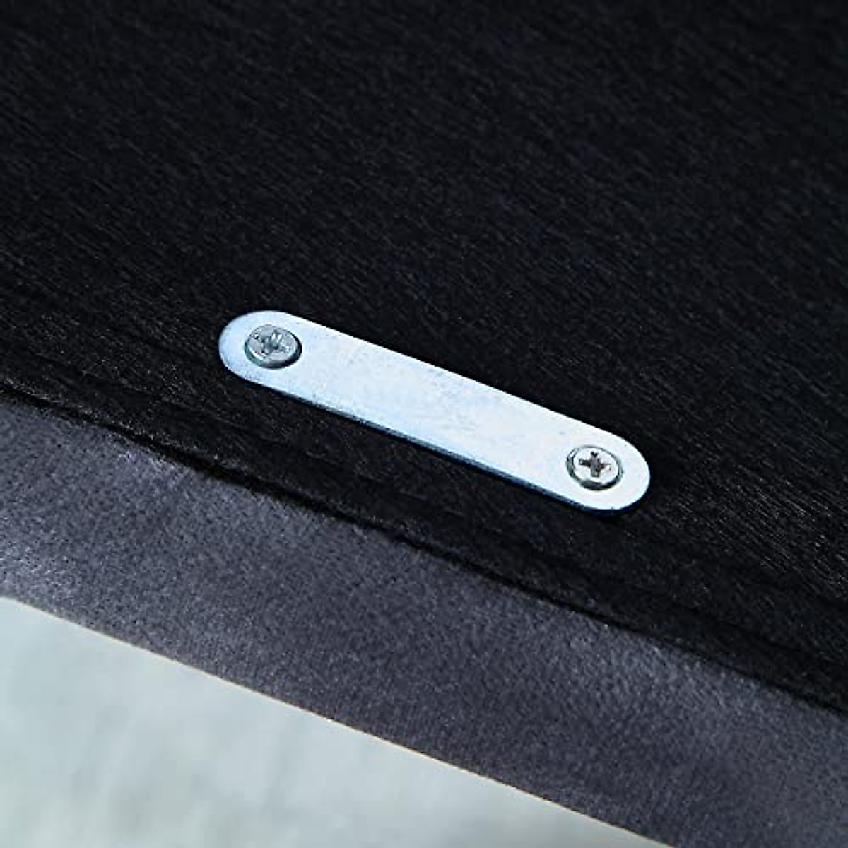 Furniture of America Halifax Modern Storage Fabric California King-Size Bed with USB for Bedroom, Guest Room Bed, Gray