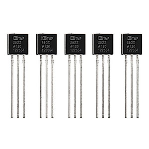 KOOKYE 5pcs TMP36 Temperature Sensor Precision Analog Output for for Arduino Raspberry Pi Microcontroller