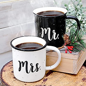 Mr and Mrs Mugs 11 Ounce, Ceramic Campfire Coffee Mugs, Novelty Coffee Mug, Mr and Mrs Coffee Mugs Set, Unique Coffee Mugs, Mr & Mrs Mugs, Coffee Mug Mr Mrs, Couples Mugs, Mr Mrs Coffee Cups