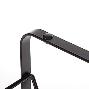 Home Zone Kitchen Tabletop Wine Storage Rack, Stackable Modular Design, Holds up to 4 Bottles (Oil-Rubbed Bronze)