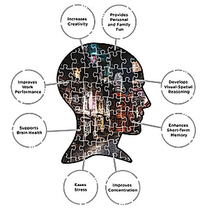 AQUARIUS Harry Potter Puzzle Diagon Alley (1000 Piece Jigsaw Puzzle) - Officially Licensed Harry Potter Merchandise & Collectibles - Glare Free - Precision Fit - 20x28in