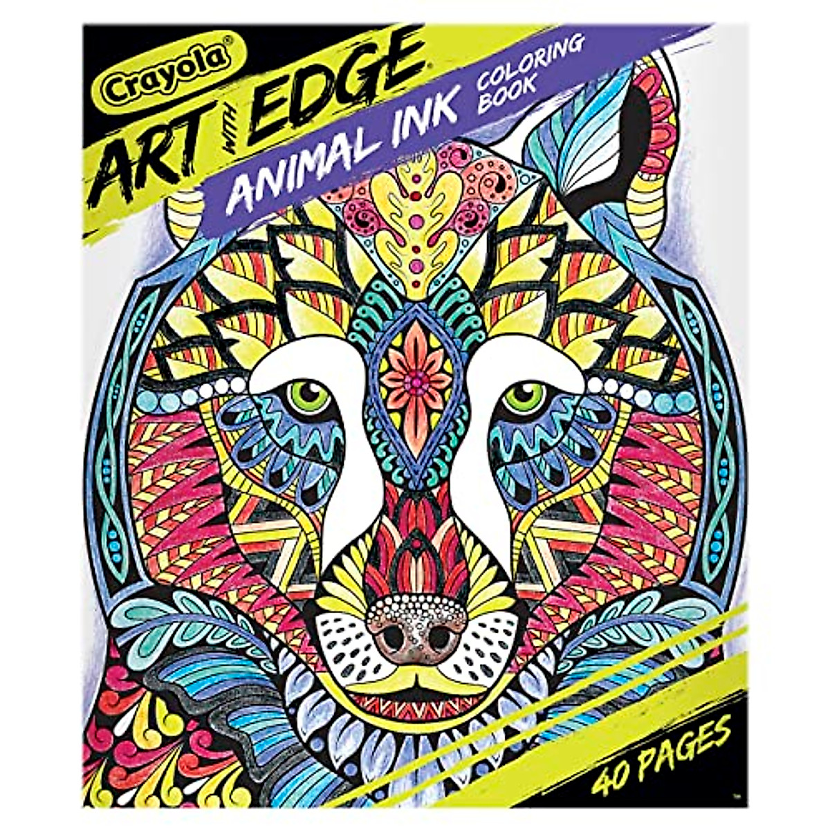Crayola Jungle Animal Coloring Book, Teen and Adult Coloring, 32 Pages