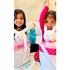 Personalized Soft and Light Easter Basket (Purple)