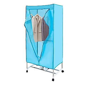 1000W Portable Dryer, Electric Clothes Dryer Machine Double Layer Stackable Clothes Drying Rack for Apartments, Laundry, RV, 110V