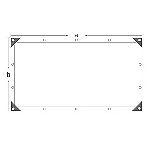 ALBN Shade Cloth Shading Net 80% Shading Rate Patio Sunscreen Anti-UV Metal Hole Antirust Plant Shadow, 23 Sizes (Color : Multi-Colored, Size : 5x8m)