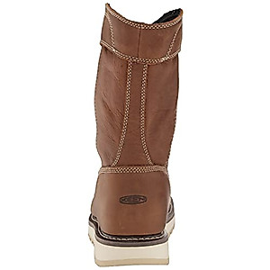 KEEN Utility Men's Work Boots, Belgian/Off White, 13 Wide