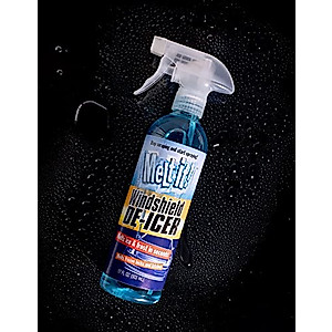 Melt it! E·Z·R Windshield De-Icer. Instantly Melts Ice & Winter Frost for Car Windshields, Windows, Mirrors, Key Locks, & Latches, Snow Melting Defrost Liquid for Car Window Cleaner, 17 Fl Oz Spray