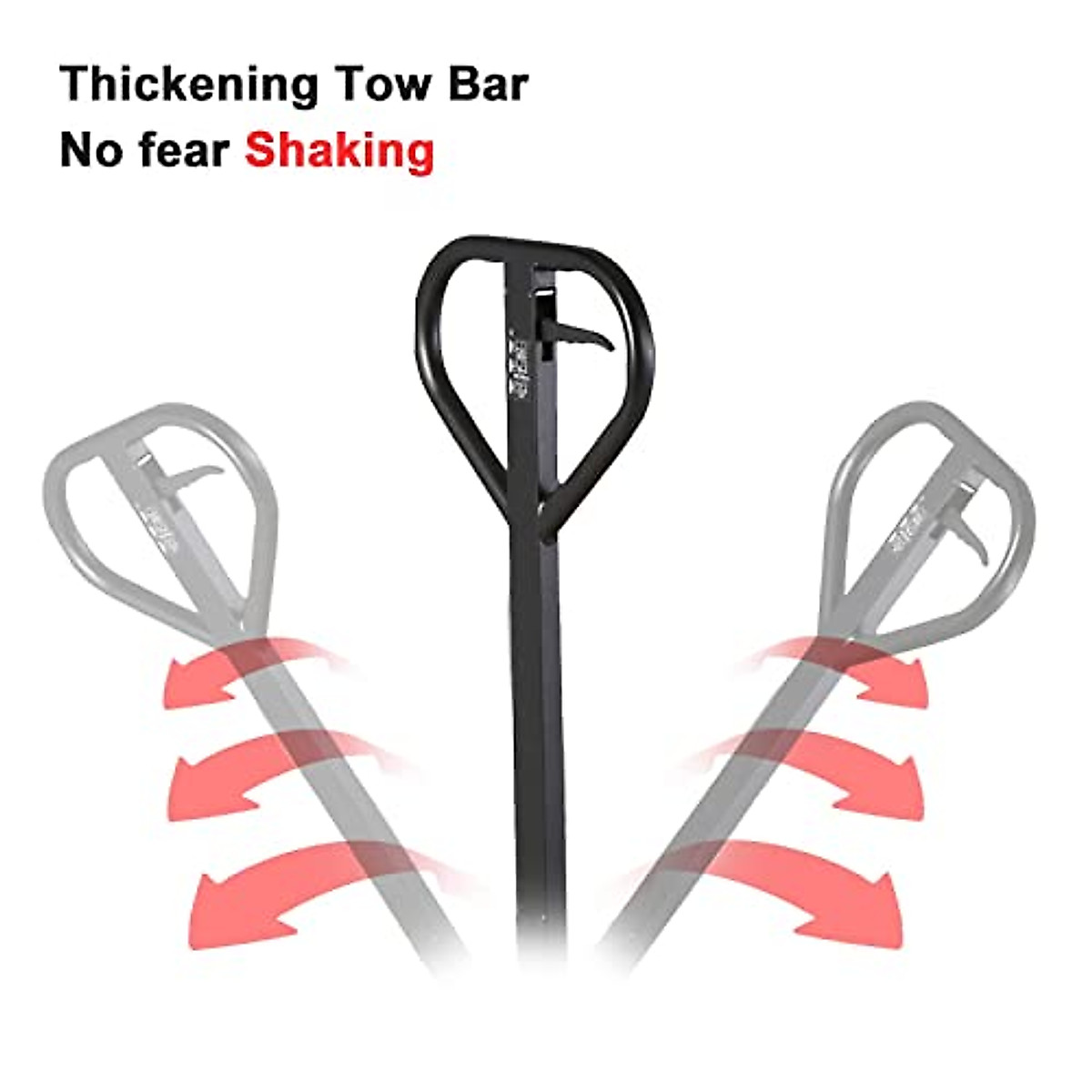 APOLLOLIFT Standard Duty Manual Pallet Jack Hand Truck 5500lbs Capacity 48" Lx21 W Fork Size