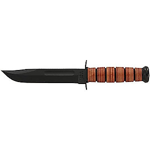 Kabar USMC Fighting/Util 7" with Sheath Brown