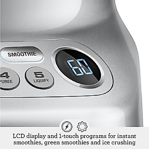 Breville Fresh and Furious Blender, Silver, BBL620SIL