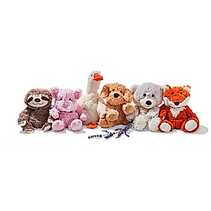 Marshmallow Bear Warmies - Cozy Plush Heatable Lavender Scented Stuffed Animal