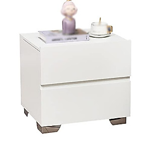 N/A Table Chevet Bois Massif Meuble Rangement Pour Chambre Coucher Hôtel Table