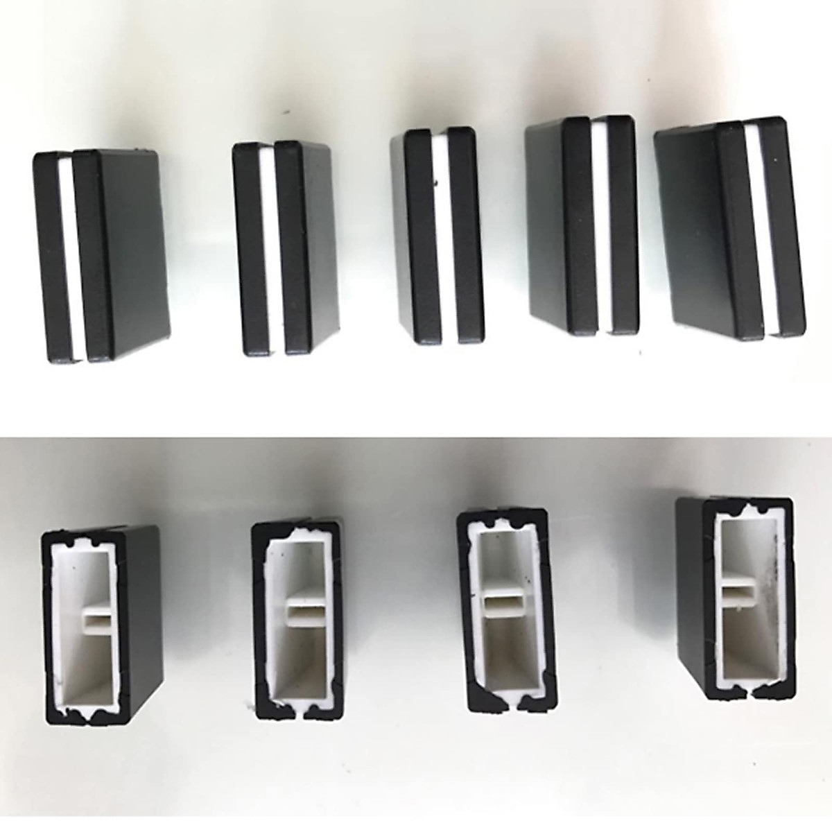 LICHIFIT 5PCS Fader Cap Fader Slider Knob Spare Parts for Pioneer DJM600 700 750 800 850 900 2000 DJ Mixer