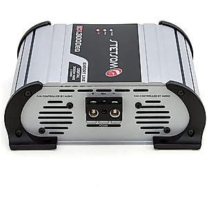Stetsom EX 3000 EQ 1 Ohm Mono Car Audio Amplifier, 3000.1 3K Watts RMS, 1Ω Stable Full Range HD Sound Quality MD Crossover HPF LPF Bass Boost Front Rear Bridge Speaker