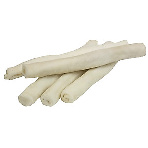 Lucky Premium Treats Plain Retriever Rawhide Sticks – All-Natural Rawhide Dog Treats for Large Dogs, Gluten Free Premium Large Dog Treats (14 Chews)