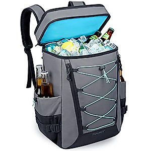 TOURIT Backpack Cooler Leakproof Insulated Cooler Backpack Large Capacity Lightweight Soft Cooler Bag for Men Women to Picnics, Camping, Hiking, Beach, Park or Day Trips