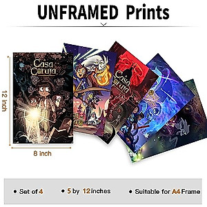 The Owl House Poster A Set of 5 Posters Movie Poster Tv Show Aesthetics 5 Piece Set 8x12IN Prints Unframed Set of 5