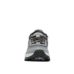 Columbia Women's Trailstorm Ascend Waterproof, Titanium Grey Steel/Dark Lavender, 5.5