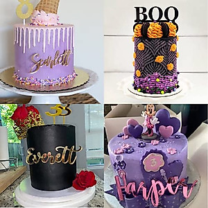 Cake Name Plaque | Wedding Place Card| FAST SHIPPING | CHOOSE THE FONT AND COLOR!! Birthday Cake Decoration | Acrylic | Laser Cut MADE IN THE USA