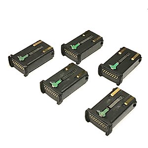 Symbol Pack of 5 x Battery MC9000 Series MC9050 MC9060 MC9090 MC9190 MC92N0 Barcode Scanner 82-111734-01-7.4v 2400mAh