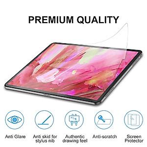 [2 Pack] Paper Screen Protector for iPad Pro 11inch (2022-2018), iPad Air 5th/Air 4th Generation (2022/ 2020, 10.9 Inch), Matte Screen Protector for iPad Air 5/ Air 4/ Pro 11 (2022-2018)- Anti Glare