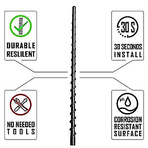 VOFONO 13 Inch Antenna for Jeep Wrangler Gladiator 2007-2024, Short Antenna Upgrade for Jeep JL JK Radio Antenna Rubicon Sahara Unlimited Sport Willys 4xe Mojave High Altitude Jeep Accessories