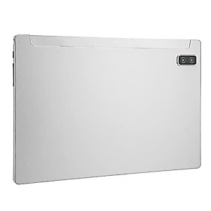 VINGVO 10 Inch Tablet, Tablet PC Dual Camera IPS Octa Core for Office (Silver)
