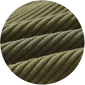 YOUNGER TREE Toddler Baby Girls Spring Clothing Solid Color Cotton Pit Irregular Skirt Winter Dress Long Sleeve Skirt Outfits(Green, 2-3T)