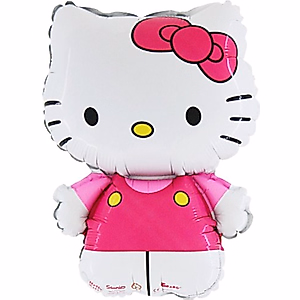 30 Inch Hello Kitty Dressed In Pink Foil Balloon (CS136)