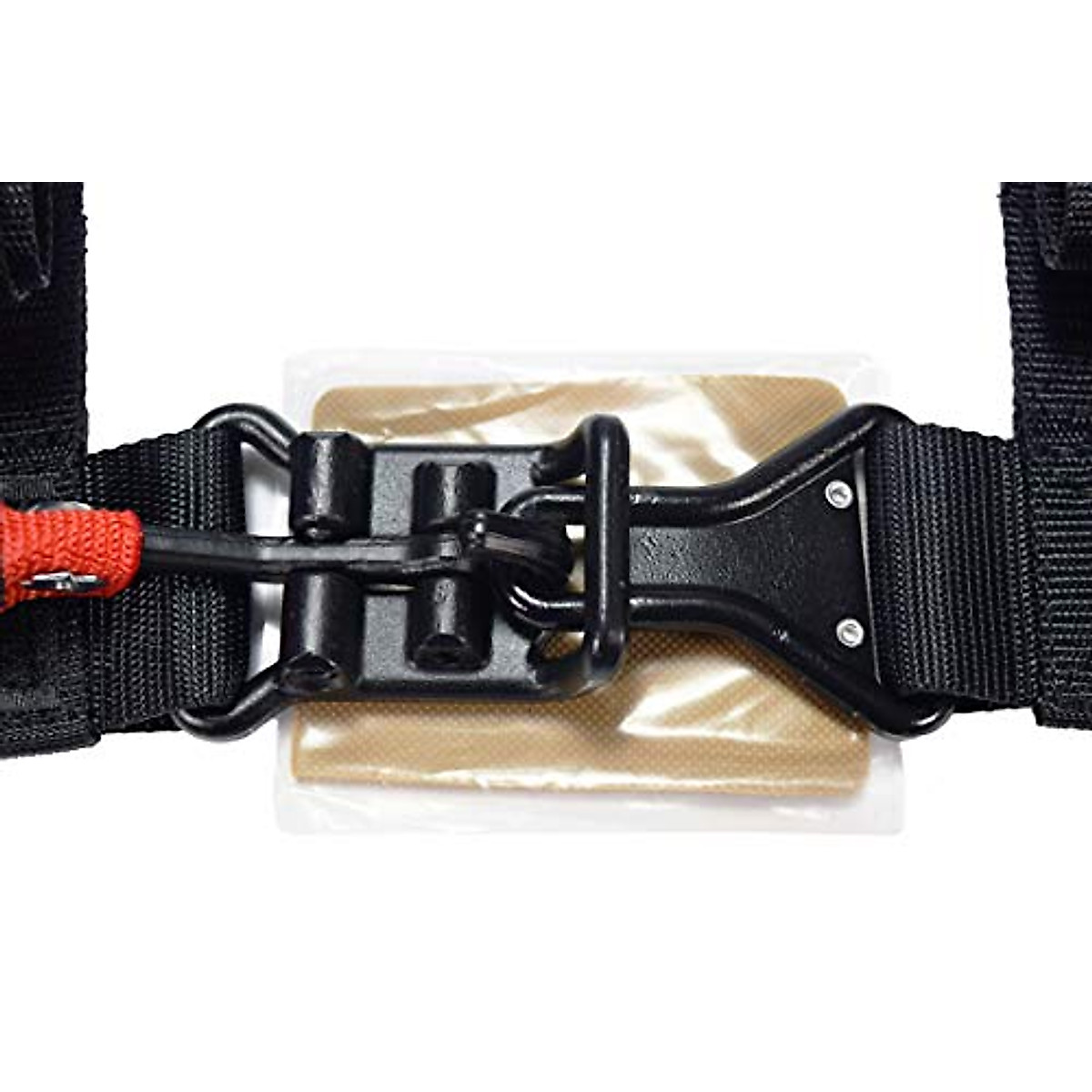 PROGUARD Black 4 Point Harness 2" Straps for Off Road Vehicle, ATV, UTV, Go Kart, Buggy, Side by Side, & Rock Bouncer (Two Pack)