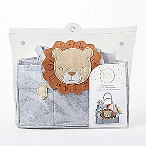 Baby Aspen Lion Diaper Caddy Changing Table Organizer, Orange, One Size