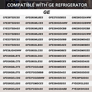 WISINY WR55X11132 Refrigerator LED Light for GE WR55X25754 Refrigerator Light Board,No Cover Only LED PCB Board Replace WR55X30602 WR55X26486 PS4704284 3033142 EAP12172918