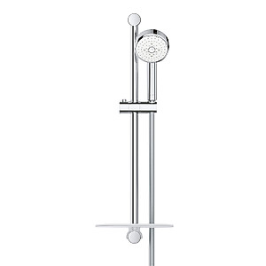 Grohe 27577002 Tempesta Cosmopolitan 100 4 Spray Shower Rail Set, Starlight Chrome, 24 Inch