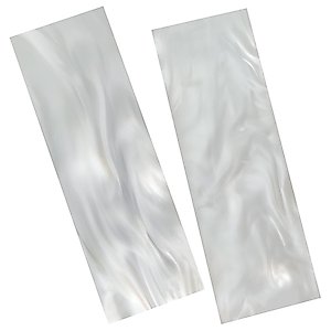 Cool Hand 2 Pcs Acrylic Knife Handle Scales Slabs Custom DIY Tool Material for Knives Making Blanks Blades, Synthetic White Pearl