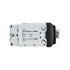 Dual Electronics XRM69RGB | 12 Character LCD Single DIN Car Stereo | RGB Custom Colors | Push to Talk Assistant | Bluetooth Hands Free Calling Music Streaming | AM/FM | USB Playback & Charging