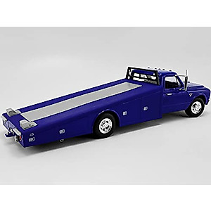 1967 Chevy C30 Ramp Truck Blue Limited Edition to 312 Pieces Worldwide 1/18 Diecast Model Car by Acme A1801709