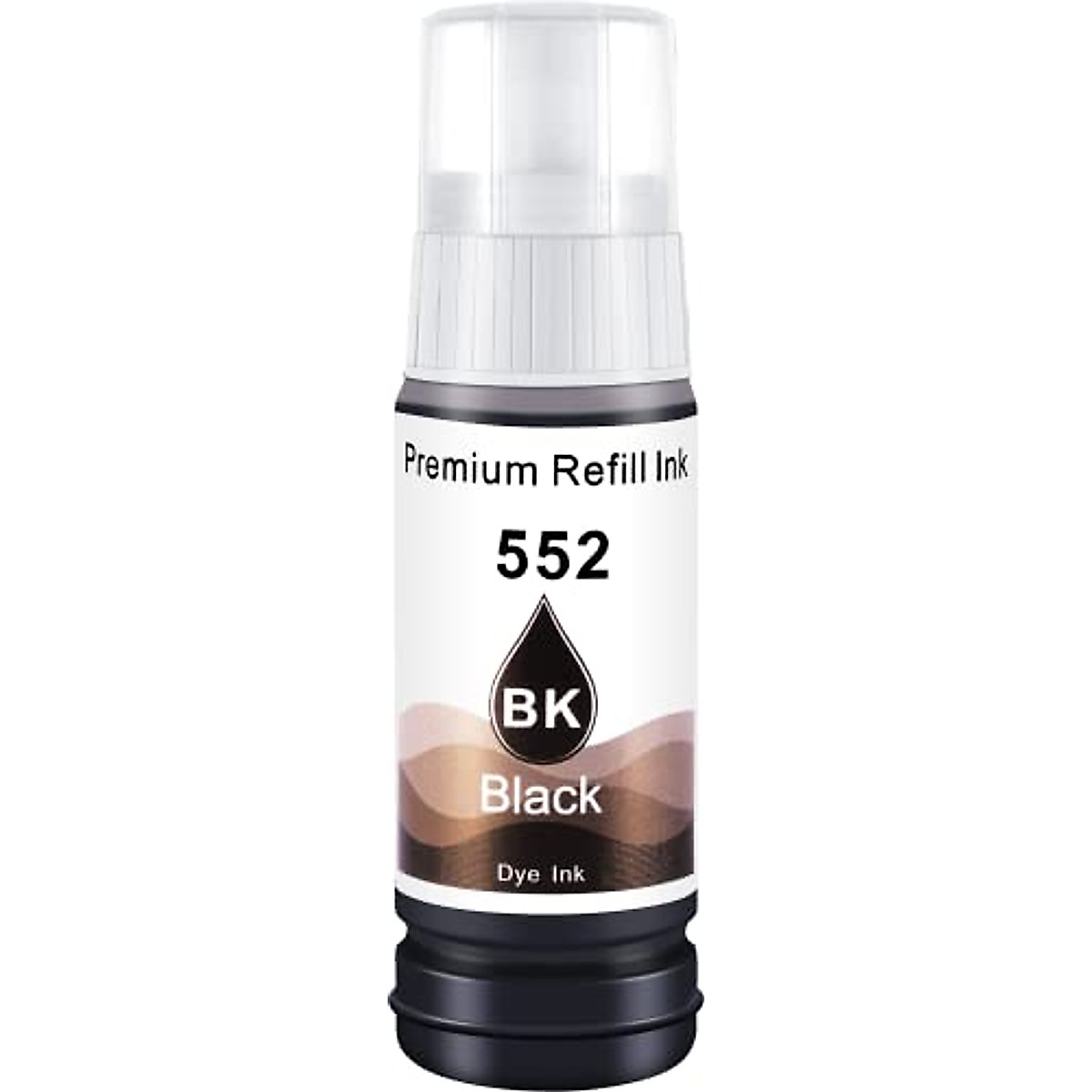 storcfe 552 Refill Ink Bottles Replacement for Epson 552 T552 T552920 Used for Epson EcoTank Photo ET-8550 ET-8500 Printers (1Black, 1Photo Black, 1Cyan, 1Magenta, 1Yellow, 1Gray, 6-Pack)