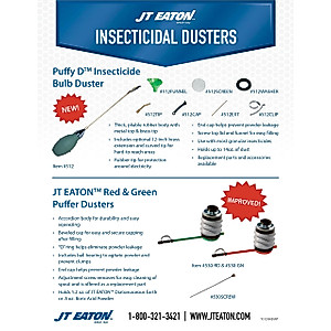 JT Eaton 530-RD Insecticidal Duster with Red Powder Coat Finish (Pack of 18)
