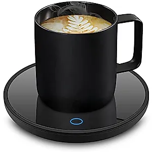 Coffee Mug Warmer, Candle Warmer, Smart Coffee Warmer with Auto Shut Off for Office Desk, Cup Warmer with 2 Temperature, Electric Beverage Drink Warmer for Cocoa, Tea, Milk Easter Day Gifts for Family