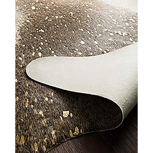 Loloi II Bryce Collection BZ-04 Mocha/Gold 3'-10" x 5' Accent Rug