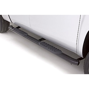 Lund 23873007 Black Steel 5" Oval Curved Nerf Bars for 2005-2018 Toyota Tacoma Access Cab