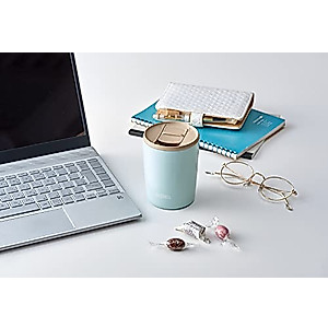 Thermos JDP-300 LB Vacuum Insulated Tumbler with Lid, 10.1 fl oz (300 ml), Light Blue