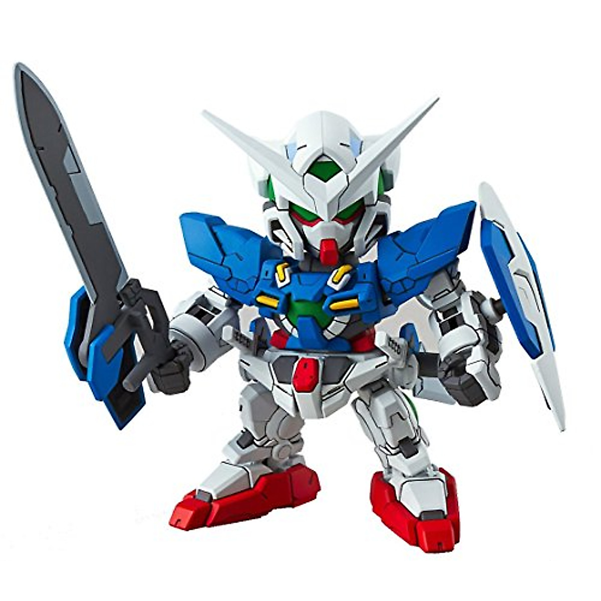 Bandai Hobby SD EX-Standard Gundam Exia Action Figure, Multi-Colored, 8" (BAN202753)