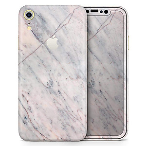 Design Skinz Slate Marble Surface V12 Protective Vinyl Decal Wrap Skin Cover Compatible with The Apple iPhone XR (Screen Trim & Back Glass Skin)