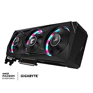 Gigabyte AORUS Radeon RX 6750 XT Elite 12G Graphics Card, WINDFORCE 3X Cooling System, 12GB 192-bit GDDR6, GV-R675XTAORUS E-12GD Video Card