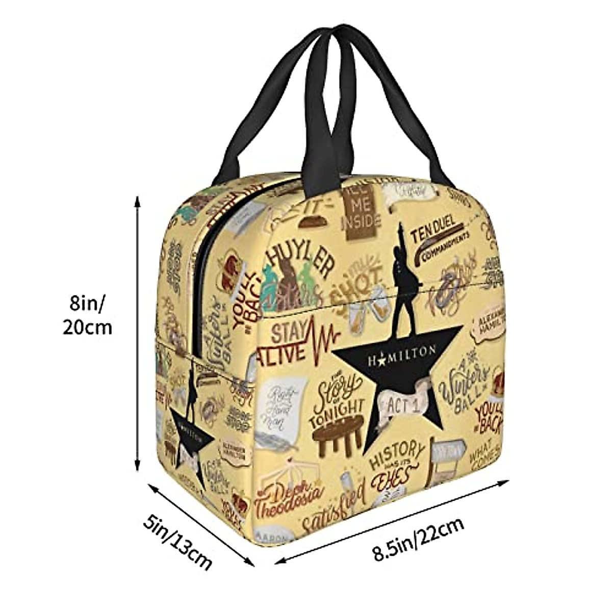Lunch Bag For Women Men Insulated Lunch Box For Adult Reusable Lunch Tote Bag For Work, Picnic, Travel