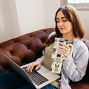 NIAXAUYT Christian Cat Gift, 40 Oz God Says I Am Cat Tumbler With Handle, Christian Gifts for Women/men, Inspirational Religious Birthday Gifts for Cat Lover Bible Verse Cup, Cat Lovers Gifts