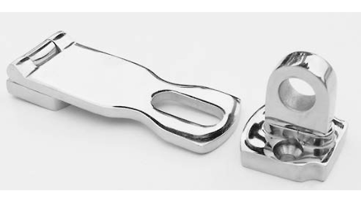 Heavy Duty Marine Grade Door Hasp with Padlock Eye